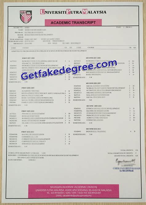 How To Buy Fake Universiti Putra Malaysia Transcript Buy Fake High