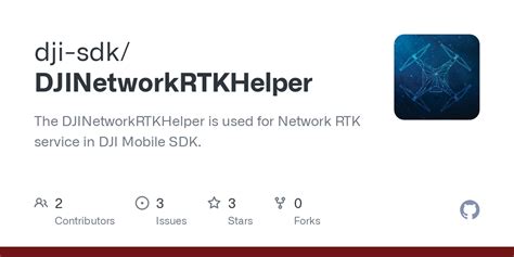GitHub Dji Sdk DJINetworkRTKHelper The DJINetworkRTKHelper Is Used For Network RTK Service In