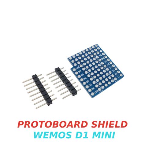 Modulo Shield Protoboard Doble Cara Para Wemos D1 Mini Esp8266 Leantec Es