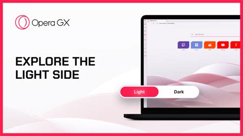 Brighten Your Day With Light Mode In Opera GX Blog Opera Desktop