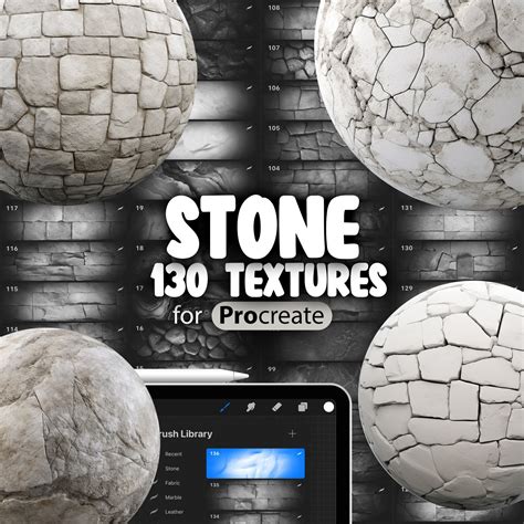 Procreate Stone Textures Stone Procreate Texture Seamless Brushes Interior Procreate Stone