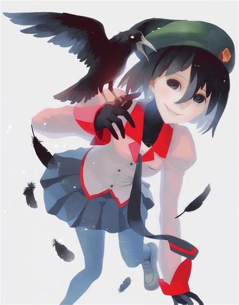 Ougi Monogatari Series Illustration Sketches Anime Illustration