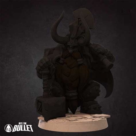 3d Printable Dwarf King Modular By Bite The Bullet