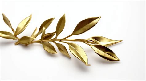 금빛 월계수 잎 잎사귀 일러스트 골든 라 우릴 금박 Png 일러스트 및 Psd 이미지 무료 다운로드 Pngtree