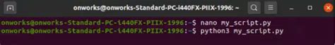 How To Run Python Code In Ubuntu Command Line