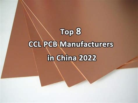 Top 8 Ccl Pcb Manufactures In China 2023 Ibe Electronics