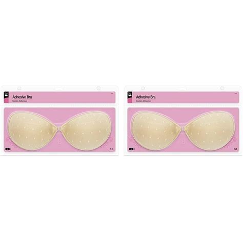 Dritz Beige D Cup Adhesive Bra Nude B Pack Of 2 Dritz
