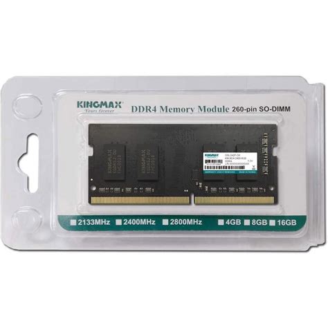 قیمت و خرید رم لپ تاپ Ddr4 تک کاناله 3200 مگاهرتز کینگ مکس مدل Gsog42f 18kik5 ظرفیت 8 گیگابایت