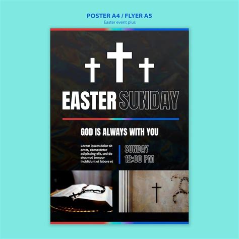 Free Psd Easter Celebration Poster Template