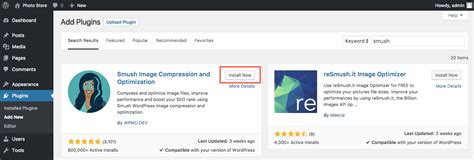How To Install And Set Smush Image Compression And Optimization Plugin