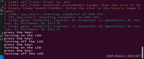 【esp32学习之路2——gpio操作】 esp32按键消抖 csdn博客
