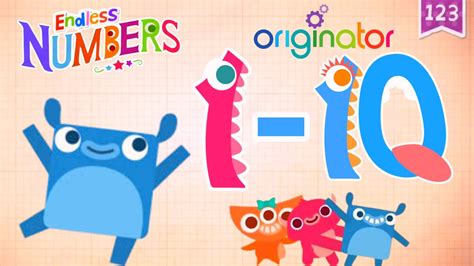 Endless Numbers Learn To Count From 1 To 10 Youtube