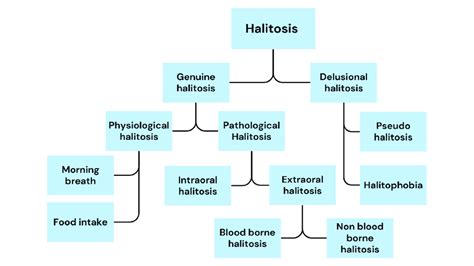 Halitosis Classification According To The Origin Of Vscs Halitosis Is