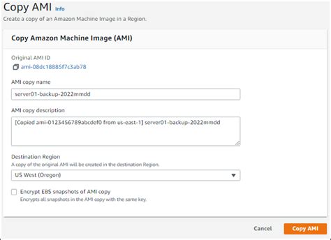 Backup And Restore Method For An Ha Cluster Across Regions Using Aws Ami Backup