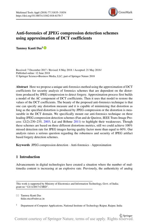 anti forensics of jpeg compression detection schemes using