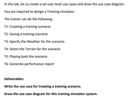 Solved In This Lab Let Us Create A Set User Level Use Cases Chegg