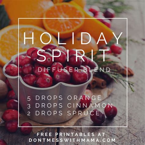 10 Fall Essential Oil Diffuser Recipes Free Printable Essential Oil Diffuser Recipes Fall