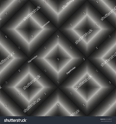Vector Seamless Pattern Visual Halftone Transition Stock Vector Royalty Free 631638077