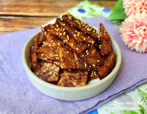 쥐포조림 쥐포볶음 만드는 법