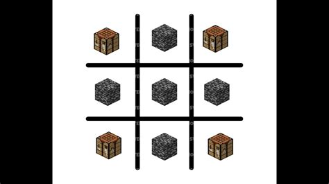 i coded tic tac toe in minecraft bedrock youtube