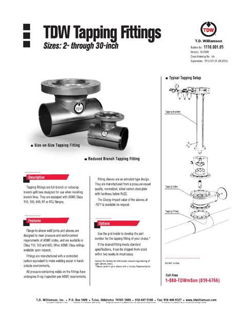 Split Tee Tapping Fittings Pdf