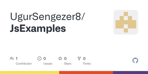 GitHub UgurSengezer JsExamples