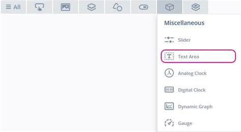 Text Area Touchgfx Documentation 420