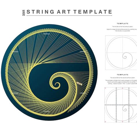 Fibonacci String Art Etsy