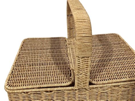 Buy Wholesale China Factory Rectangular Large Size Rattan Woven Basket