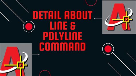autocad line and polyline command how to use line polyline command in autocad youtube