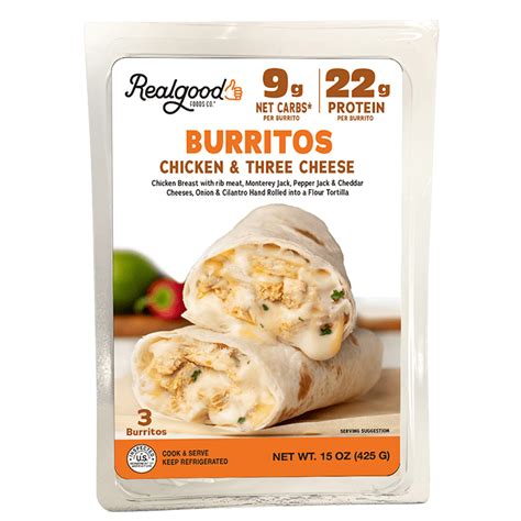 Real Good Burritos Costco Refrigerated Burritos Walmart Real Good Foods