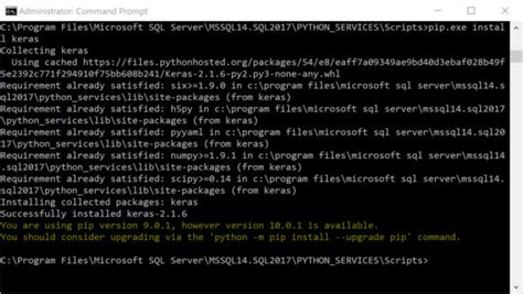Adding Python Packages To Sql Server 2017 Thomas Larock