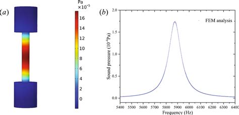 numerical simulation results of multi physics field a the sound