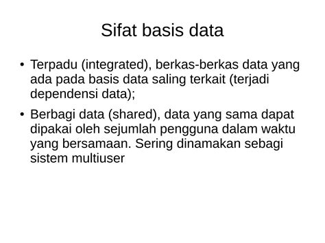 mata kuliah basis data odp