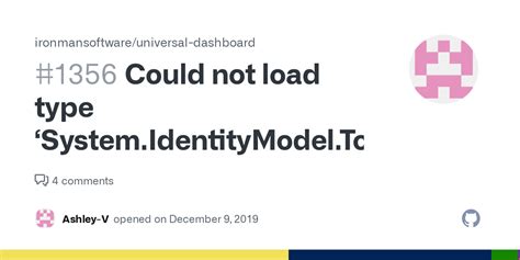 could not load type ‘system identitymodel tokens jwtsecuritytoken · issue 1356