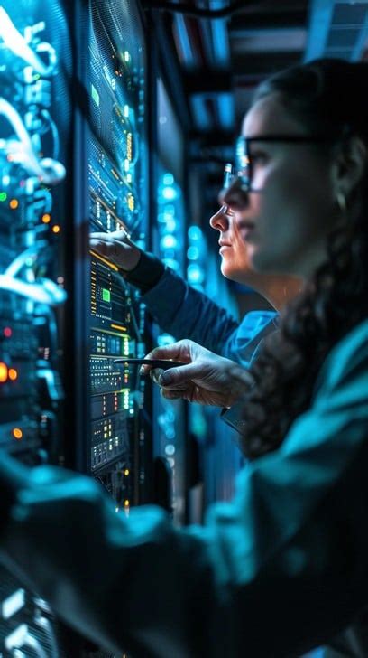 Free Data Center Technician Image Download At Stockcake