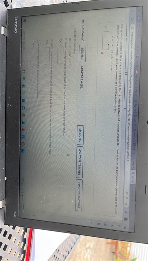 Solutions Of The Equation Enter Your Answers As A Comma Separated List