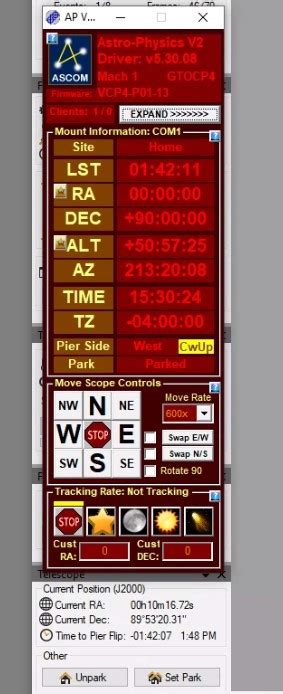 Mount Sg Pro Coordinates Mismatch Astronomy Software And Computers Cloudy Nights
