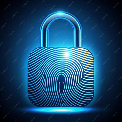 Premium Photo Secure Password With Fingerprint Identification For Enhanced Security