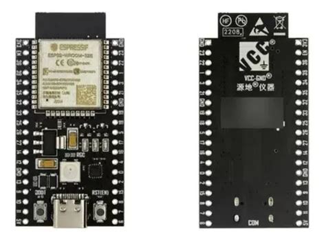 módulo usb tipo c devkitc wroom 32e esp32 de 4 m con led w2812b