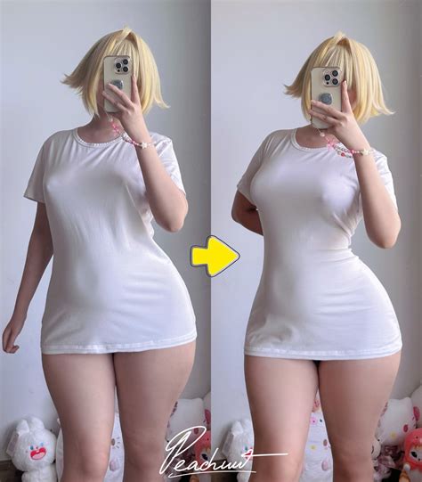 Nikku Nana Peachuu244 Elegg Nikke Goddess Of Victory Nikke Real Life Commentary Cosplay