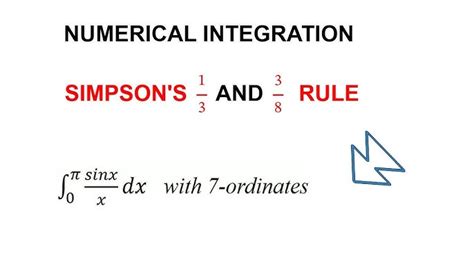 numerical integration youtube