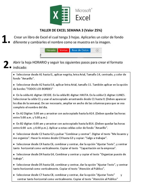 Taller Excel Pdf