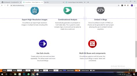 Alingment Of Feature Section On Homepage Issue Circuitverse Circuitverse Github