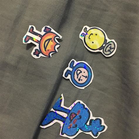 Clock Bfdi Handcut Holographic Sticker Etsy