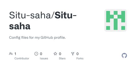 github situ saha situ saha config files for my github profile