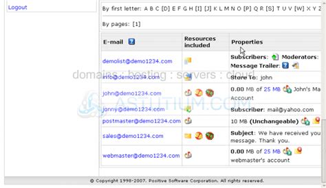 Using Webmail Control Panels Knowledgebase Astutium Ltd