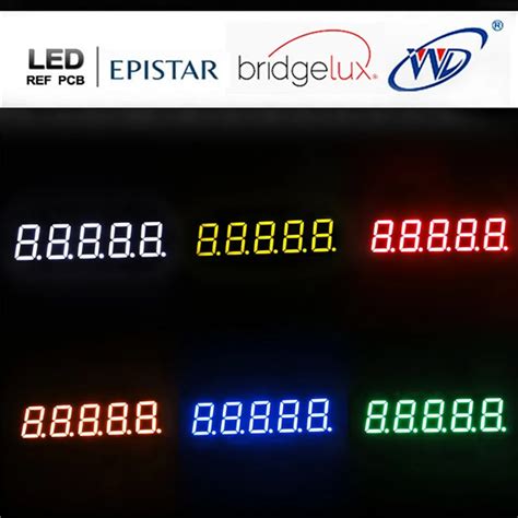 Common Anode 5 Digit 7 Segment Display Fnd 7 Segment Led Display