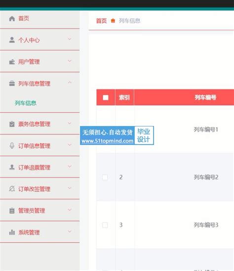 Python045火车票售票系统django 计算机毕业设计源码网