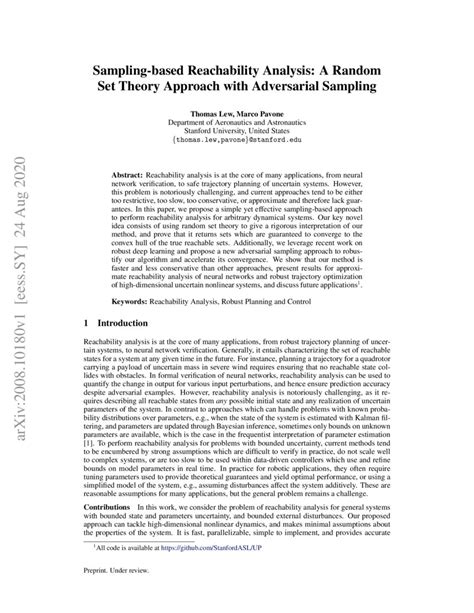 Sampling Based Reachability Analysis A Random Set Theory Approach With